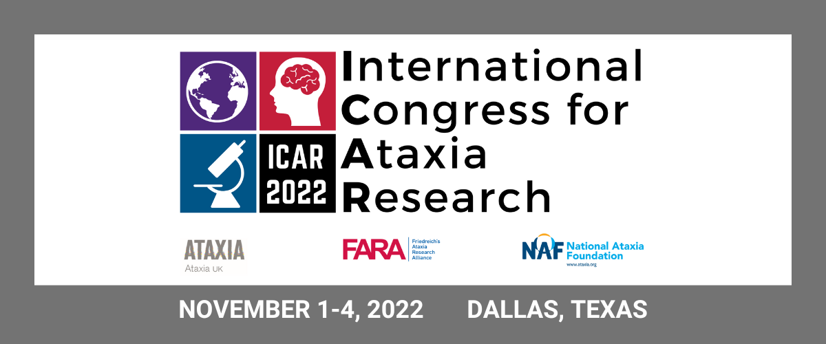 ICAR Recap Thursday Afternoon: Discoveries for Potential Ataxia ...